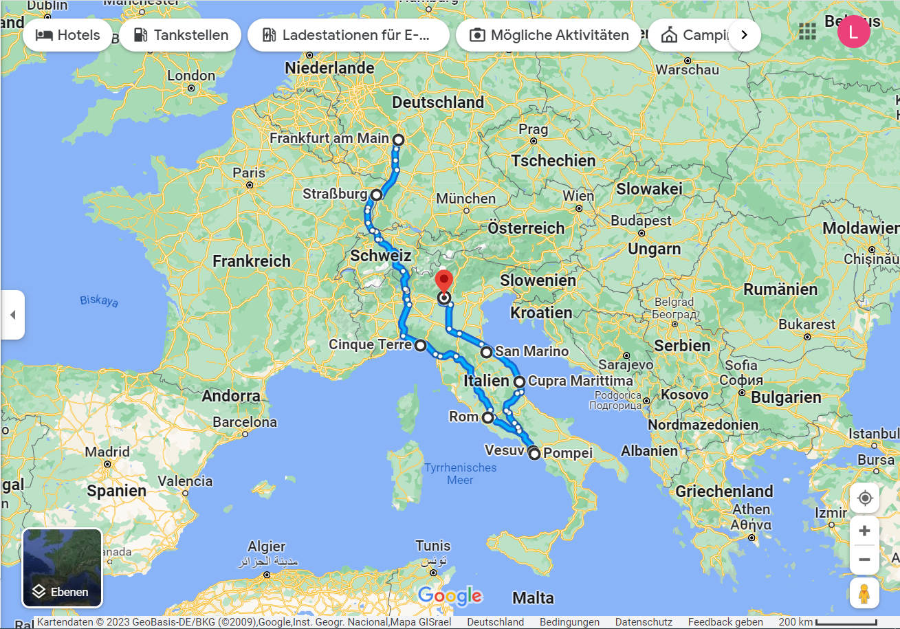 La Bella Italia - Mit dem Van durch Italien - Work Life Travel